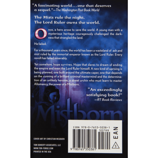 Mistborn Trilogy By Brandon Sanderson Triqwest Systems